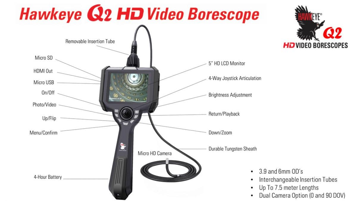 Hawkeye® Q2 Video Borescopes (3.9 and 6mm OD) – Tonan Asia Autotech Co ...